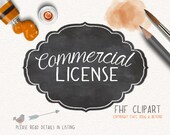 Hand painted digital clip art printables by FHFclipart on Etsy