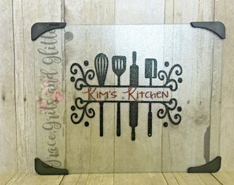 Unique vinyl cutting board related items | Etsy