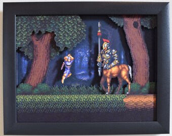 3D Video Game Shadow Boxes of Retro Games by VideoGameShadowBox
