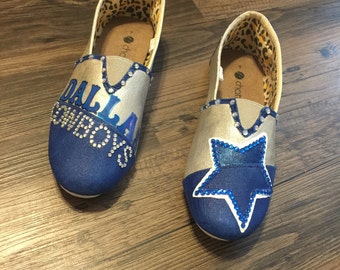 Dallas cowboys shoes | Etsy