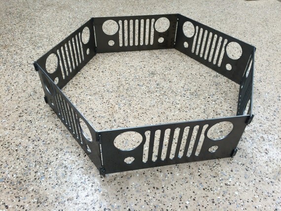 Jeep 4X4 Fire Pit Collapsible and Portable Fire Ring FREE