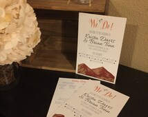 Unique wedding program box related items | Etsy