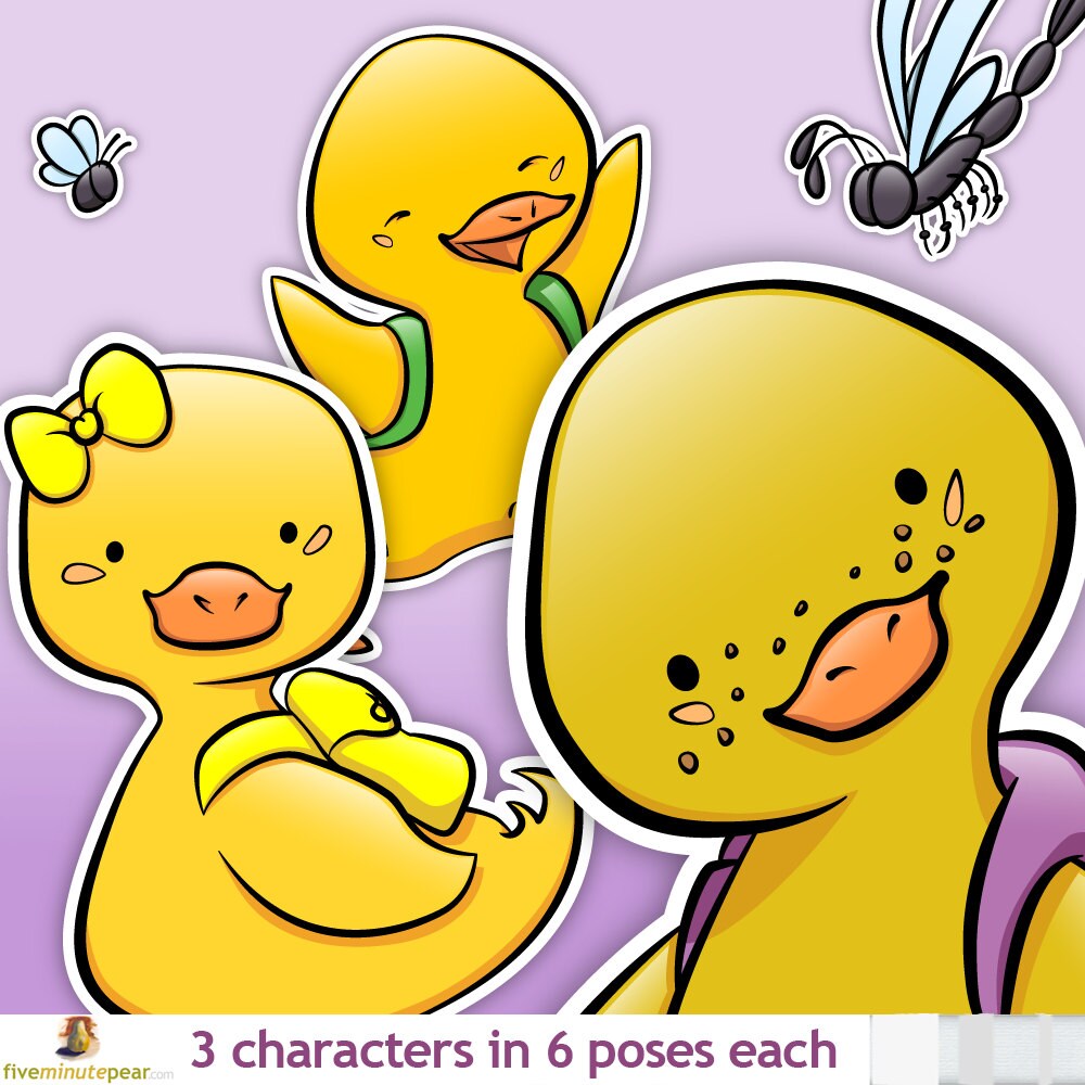 Quack-Quack Part I Instant Download Clip Art Collection from ...