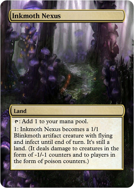 Inkmoth Nexus Custom Art Foil Or Non Foil By Customcardartshop