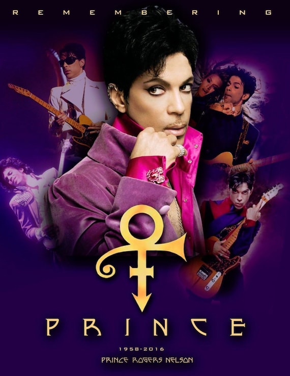 Prince poster Singer Rock Pop star Legend In Memory by posterwow