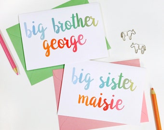 Sibling card | Etsy