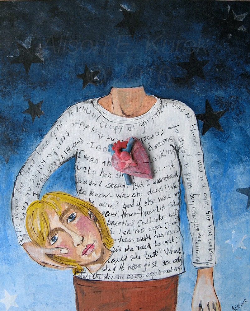 Headless Woman Art 5 x 7 Print Contemporary Art Modern