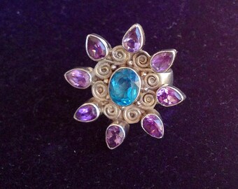 Sunburst ring | Etsy