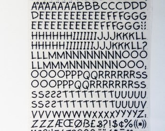 Rub on letters | Etsy