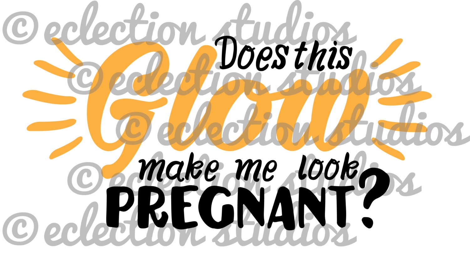Does this GLOW make me look pregnant pregnancy by EclectionStudios