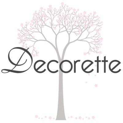 Vinyl Wall Decals & Patterned Paint Rollers by Decorette on Etsy