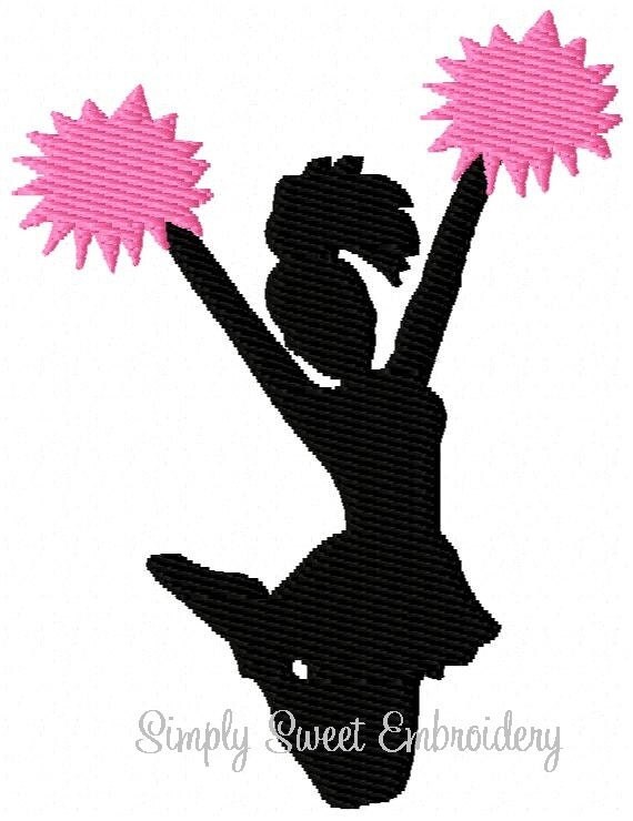 Cheerleader 2 Mini Machine Embroidery Design