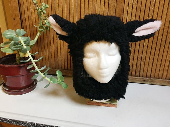 Black Sheep Hat Adult Costume Sheep Costume