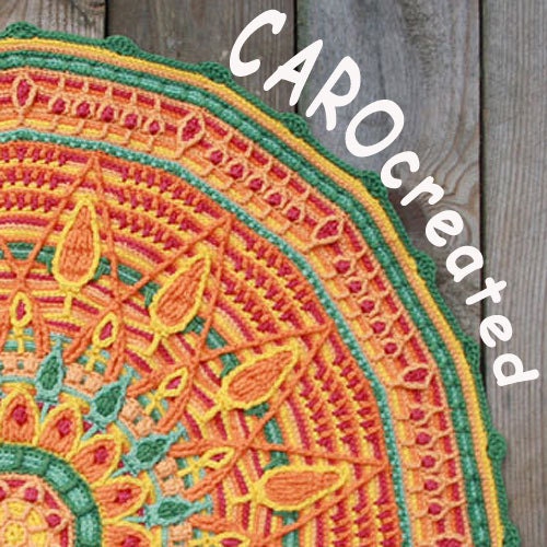 creative original and colorful crochet pattern door CAROcreated