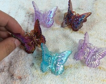 Butterfly hair clips | Etsy
