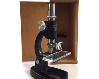 Unique vintage microscope related items | Etsy