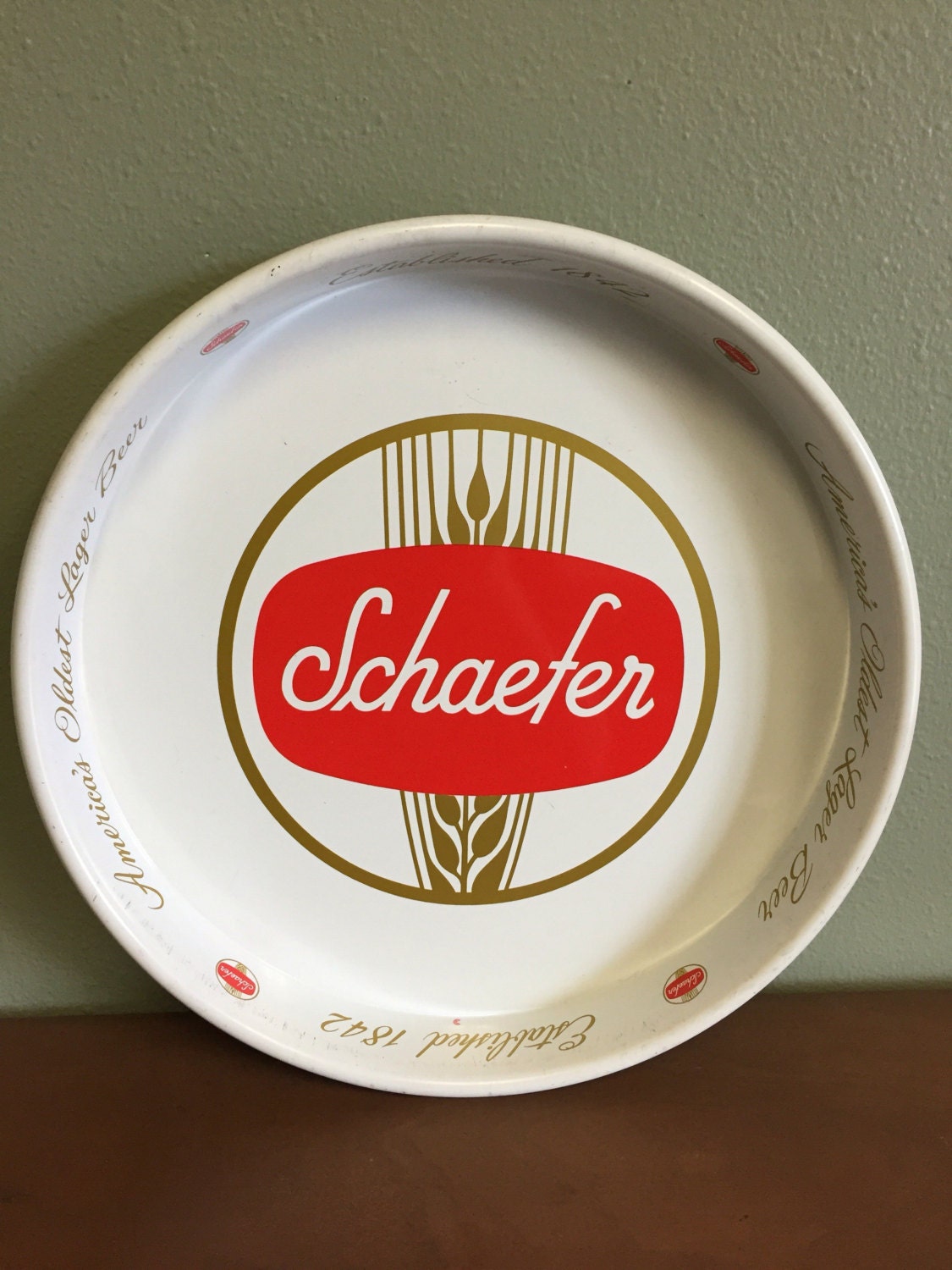 Vintage Schaefer Beer Tray