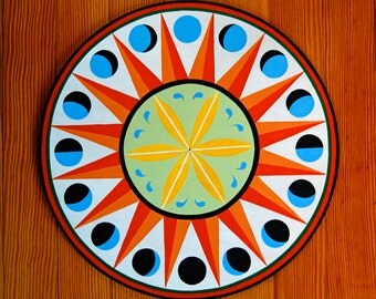 Unique hex sign related items | Etsy