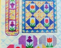 Popular items for flower quilt block on Etsy