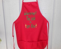 Unique hand painted apron related items | Etsy