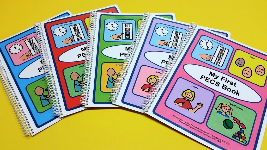 My First PECS Book Set 81 PECS Symbols Velcro Included