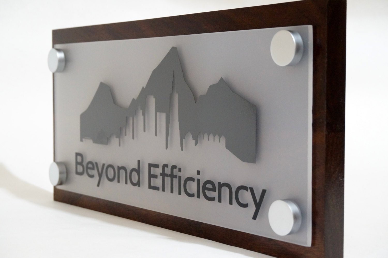 Personalized Wall Door Name Plate With Business Logo Made Of