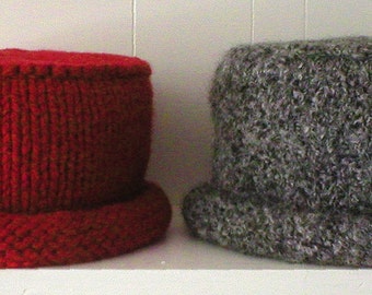 Knit pillbox hat | Etsy