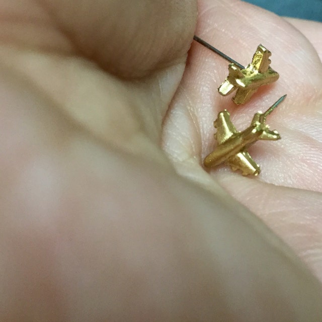 Custom push pin travel maps and map push pins by ButterpotDesigns