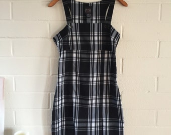 Plaid jumper dress | Etsy