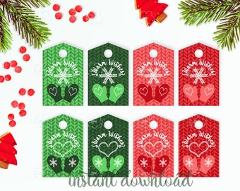 Mitten tags | Etsy