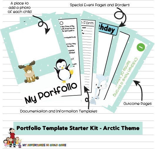 Child Portfolio Templates Starter Kit Arctic Theme