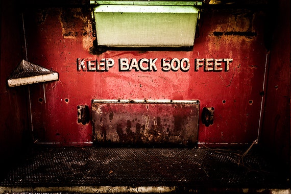 Art Print: Keep Back 500 Feet in Colorado 2014