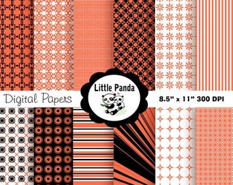 Instant downloads clip art papers by LittlePandaDigitals on Etsy