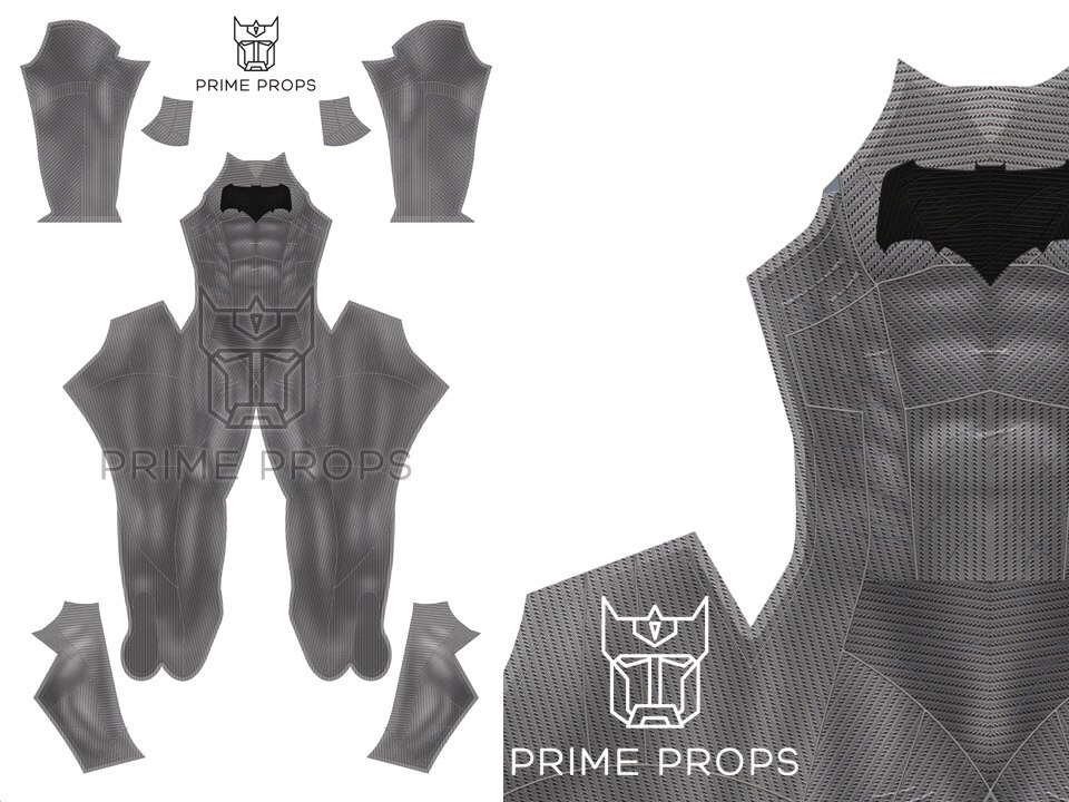 Batman Dawn of Justice Costume Pattern by PrimeProps on Etsy