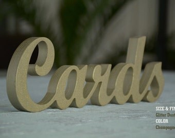 Wedding Cards Sign Gold Wedding Cards Sign Wedding