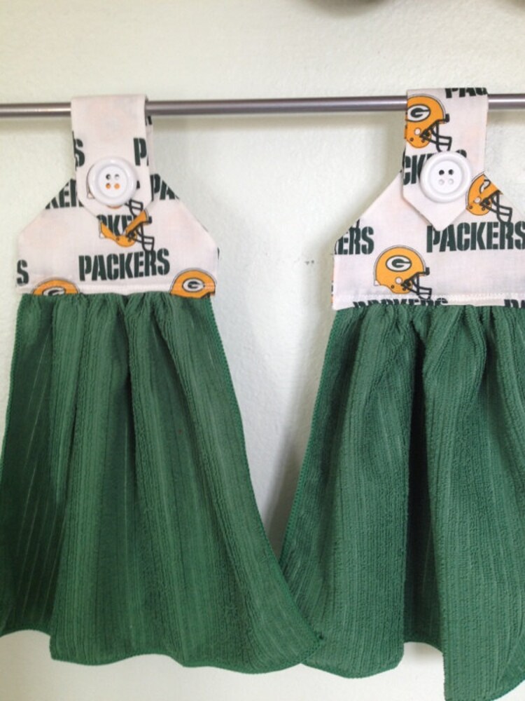 Green Bay Packers fabric top with a white by Pattipatscreations
