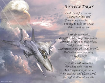 Air force poem | Etsy