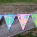 polka dot banner happy birthday banner bright party banner