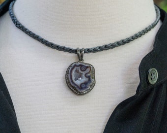 Knotted Dumorite and Labradorite Tassel by OliverRafCollection