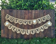 Unique future mrs banner related items | Etsy