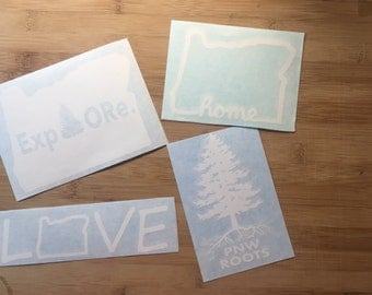 Oregon decal | Etsy