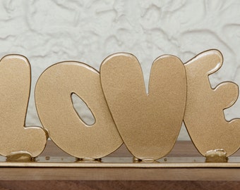 Metal love sign | Etsy