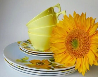 Sunflower plate | Etsy