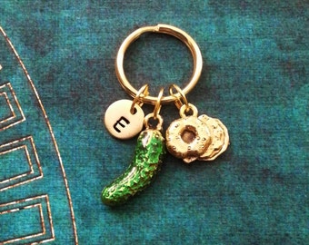 Pineapple Keychain VERY SMALL Pineapple Keyring Gold Keychain Pineapple ...