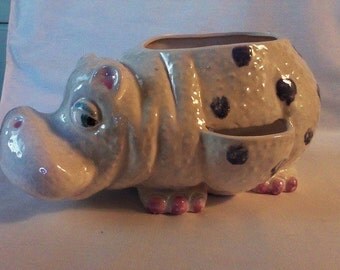 Hippo planter | Etsy