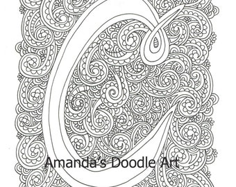 Doodle alphabets | Etsy