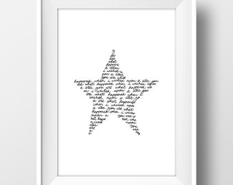 Written in the stars | Etsy