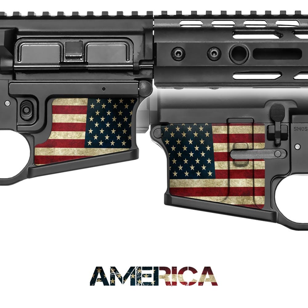 GunSkins AR-15 Magwell Skin Specialty Decal America