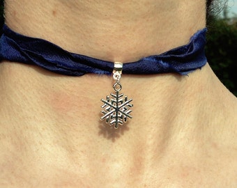 Unique navy blue choker related items | Etsy