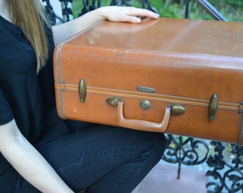 Square suitcase | Etsy